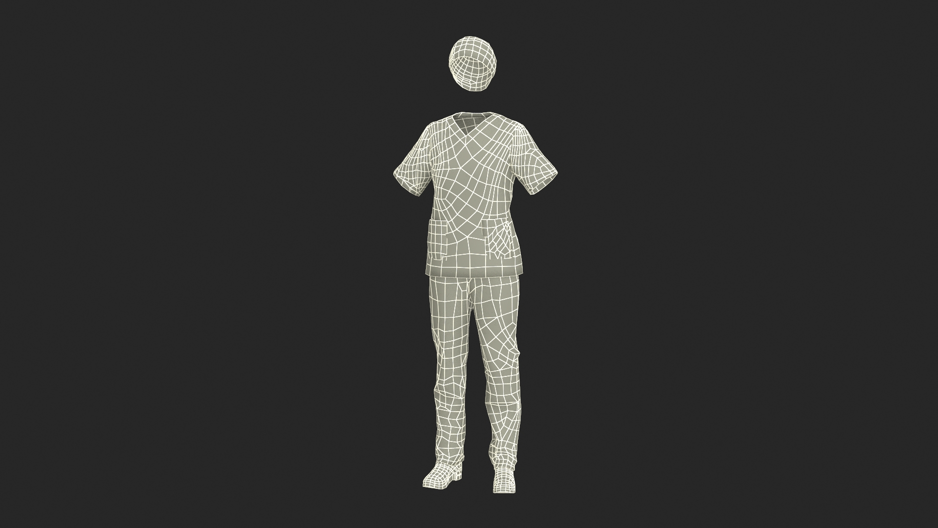 Healthcare Professional Scrubs Uniform 3D - TurboSquid 2203517