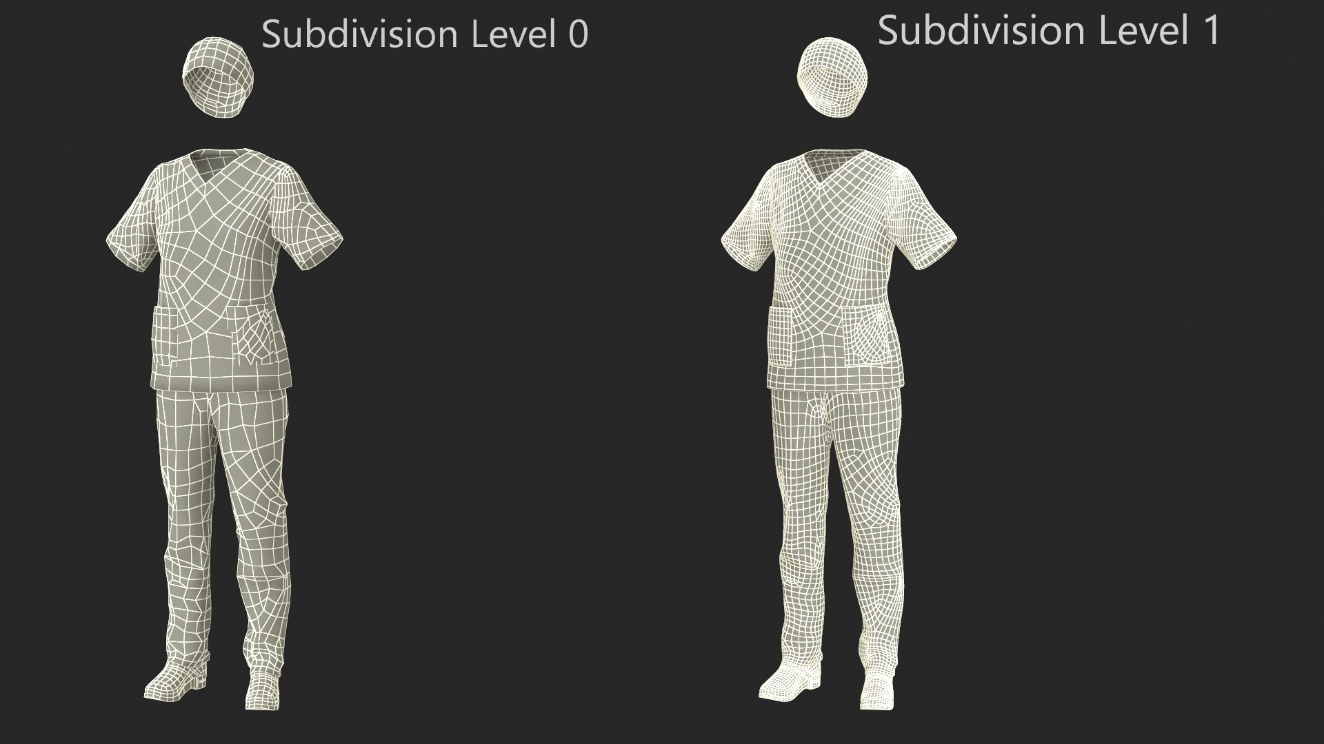 Healthcare Professional Scrubs Uniform 3D - TurboSquid 2203517