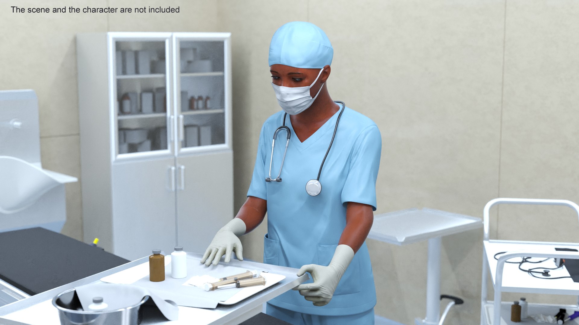 Healthcare Professional Scrubs Uniform 3D - TurboSquid 2203517