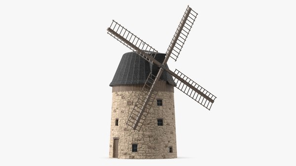 Village Windmill Rigged 3D model - TurboSquid 2045932