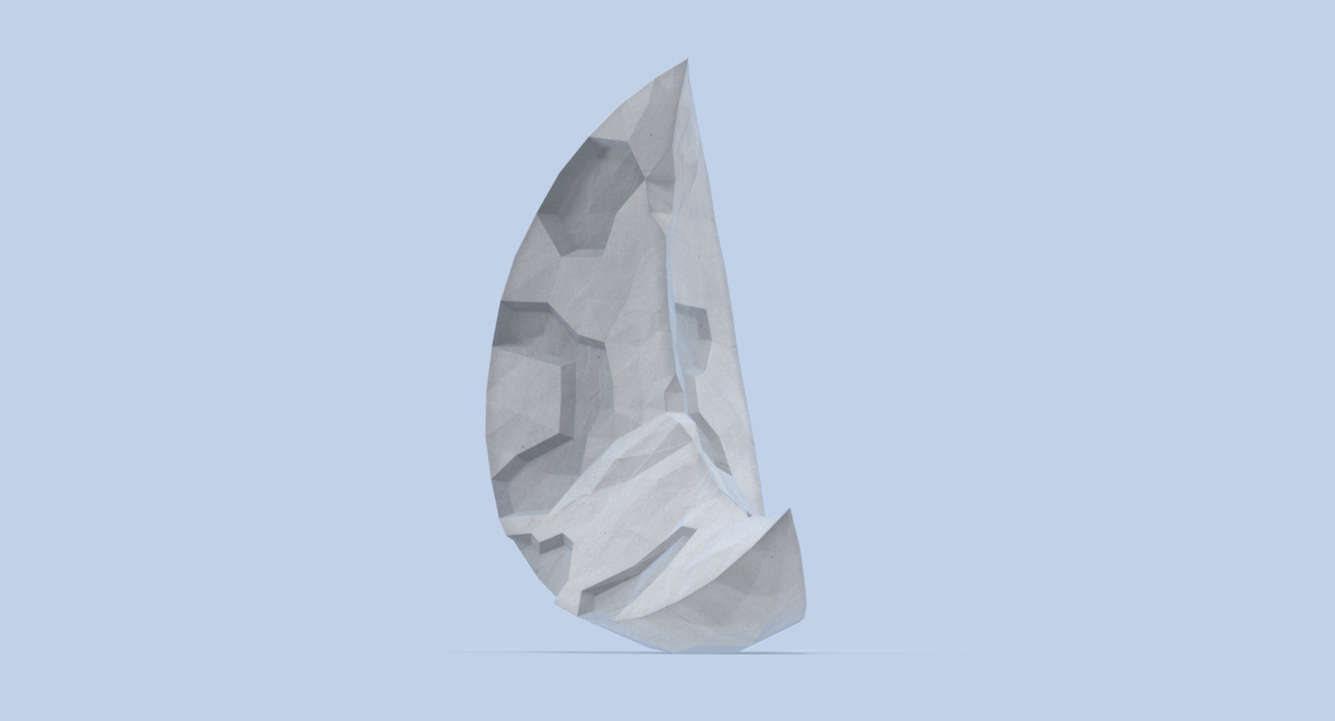 crescent moon 3d model