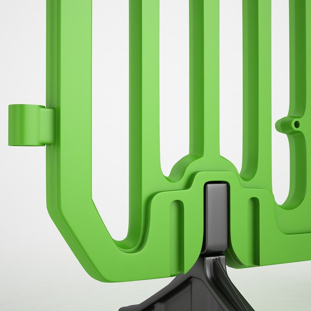 Plastic Crowd Control 3d Model