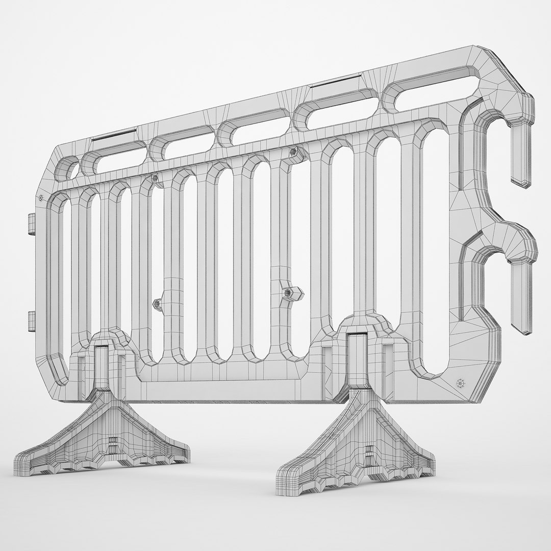 Plastic Crowd Control 3d Model