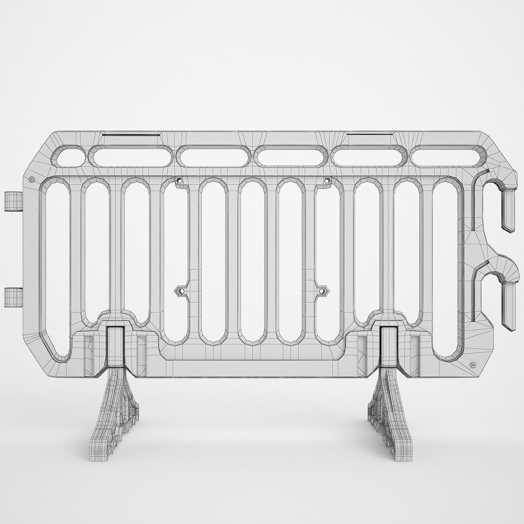 Plastic Crowd Control 3d Model