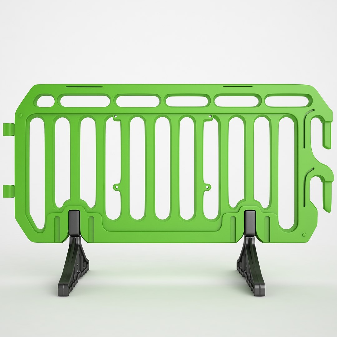 Plastic Crowd Control 3d Model