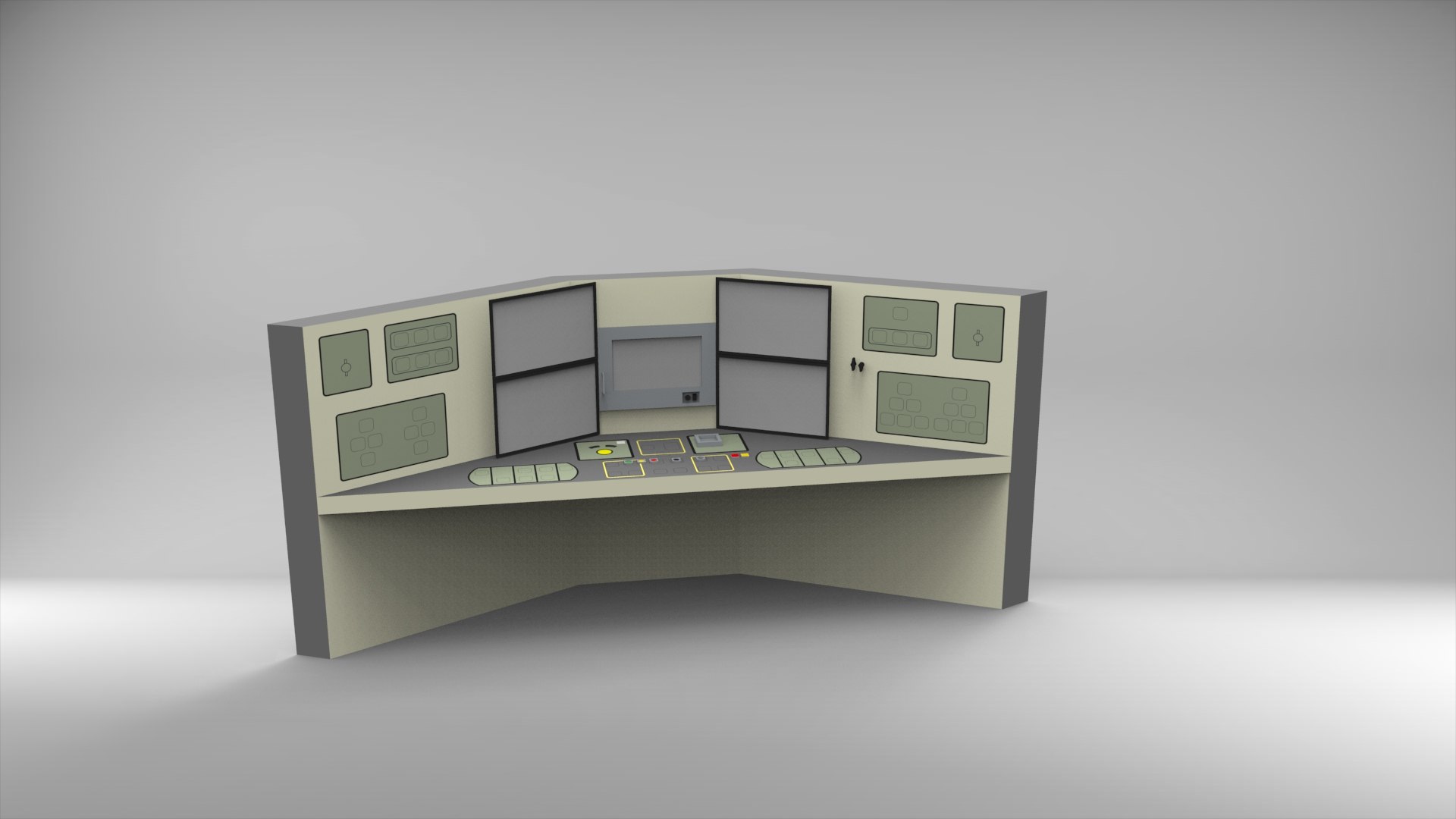 Control Panel 3D Model - TurboSquid 1198776