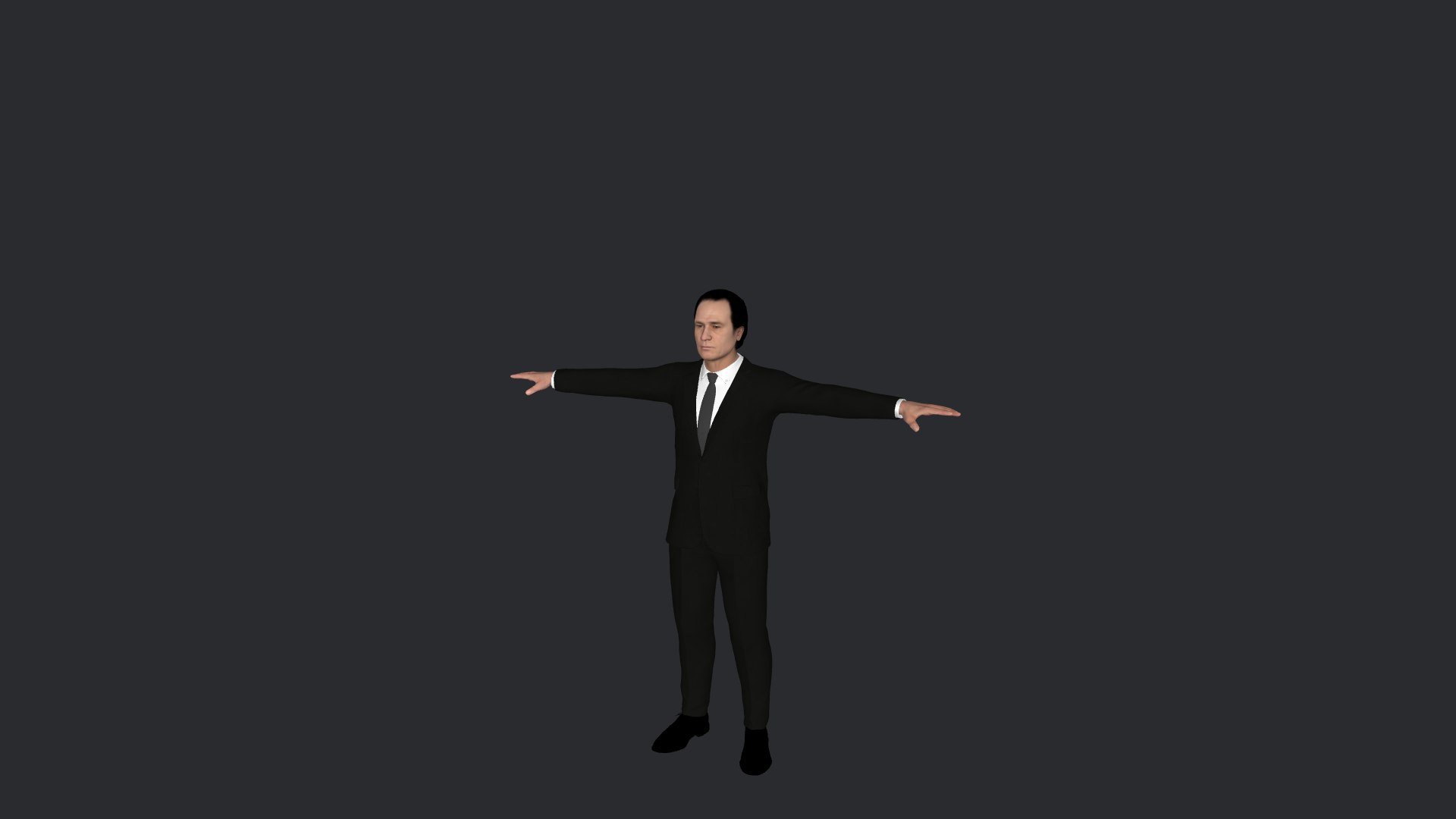 Tommy Lee Jones Hyper Realistic Full Body Fully Rigged 3D Character ...