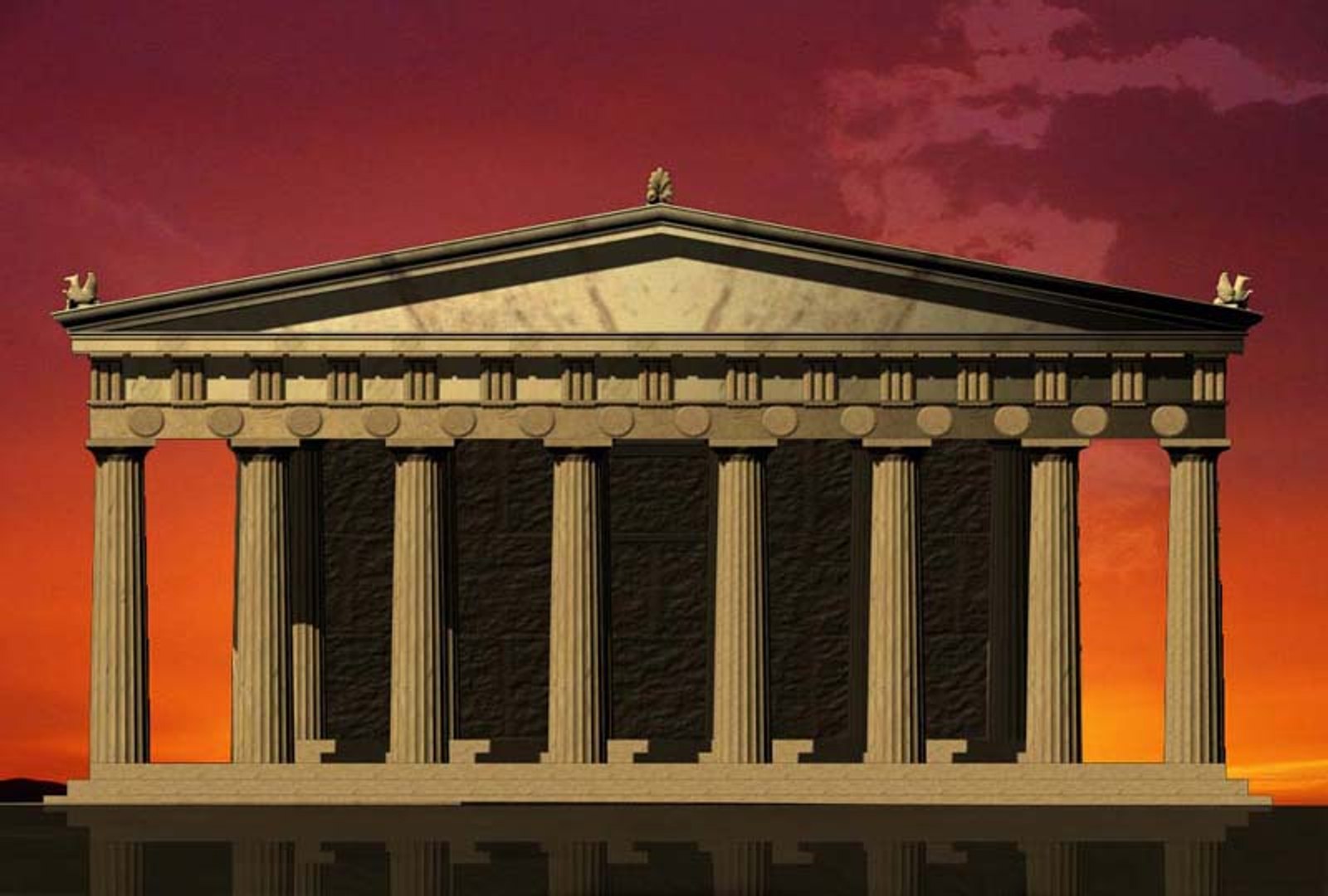 3d Model Parthenon
