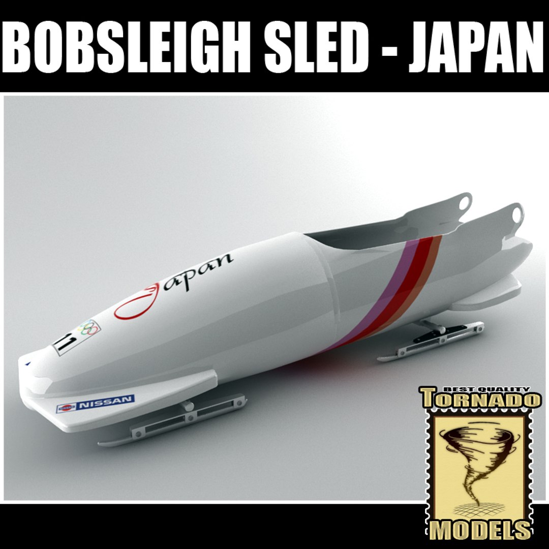 3d Bobsleigh Sled - Japan