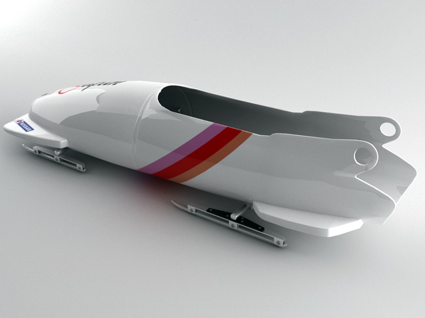 3d Bobsleigh Sled - Japan