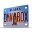 3d Alaska License Plate