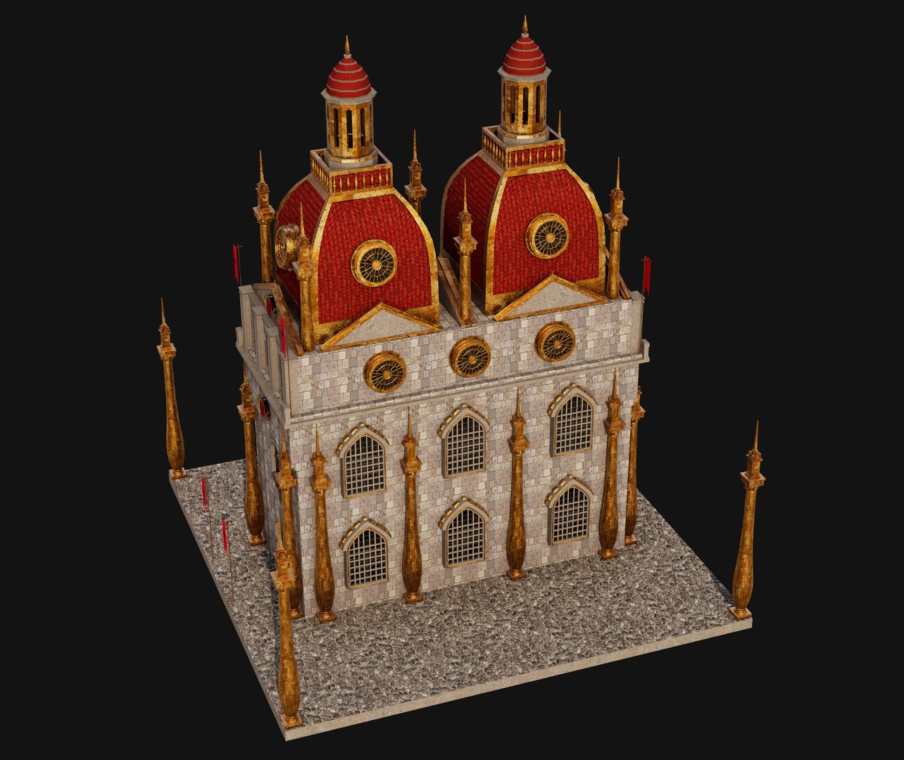3D Fantasy Building Model - TurboSquid 2033172