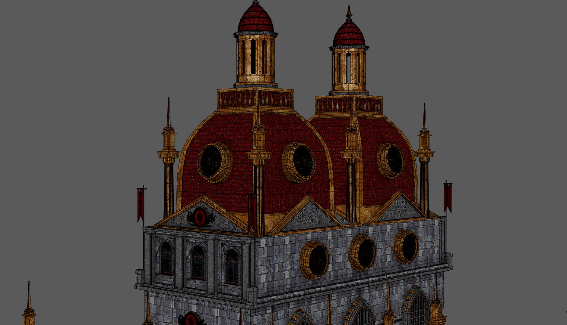 3D Fantasy Building Model - TurboSquid 2033172