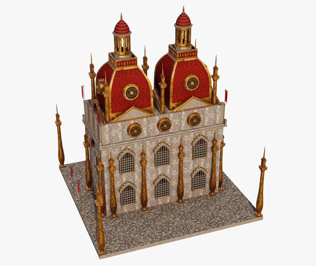 3D Fantasy Building Model - TurboSquid 2033172