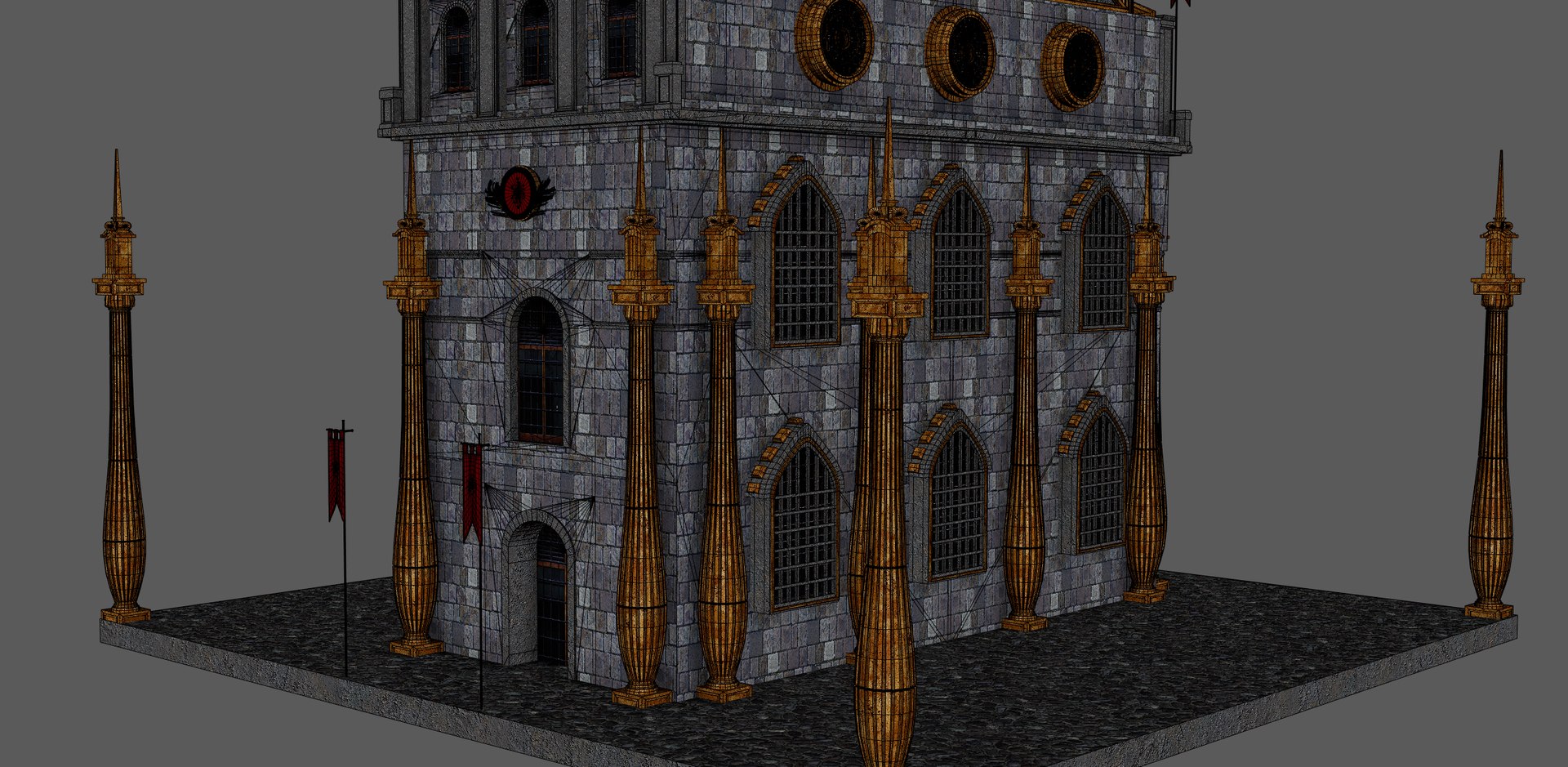 3D Fantasy Building Model - TurboSquid 2033172