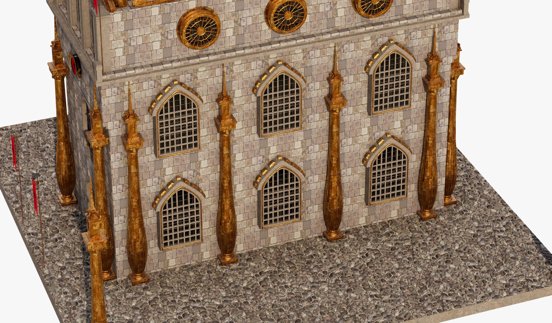 3D Fantasy Building Model - TurboSquid 2033172