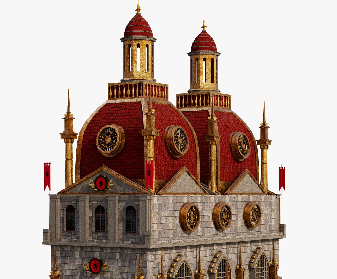 3D Fantasy Building Model - TurboSquid 2033172