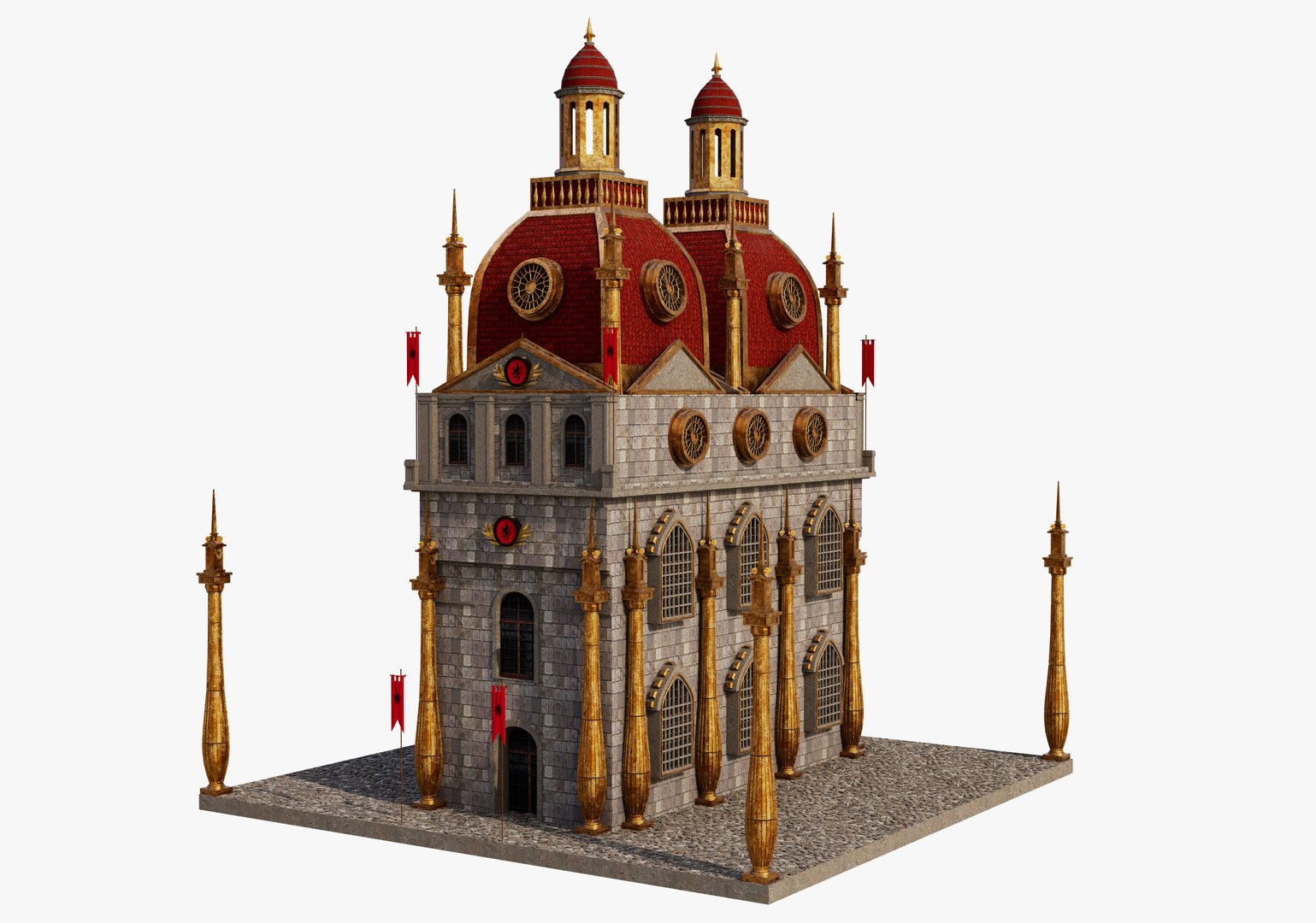 3D Fantasy Building Model - TurboSquid 2033172