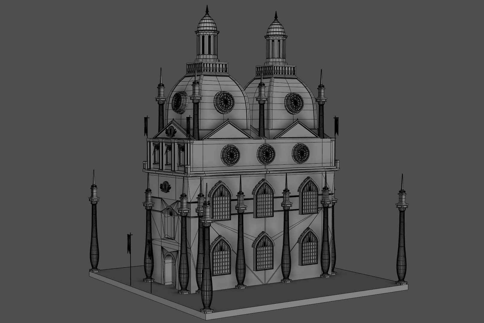 3D Fantasy Building Model - TurboSquid 2033172