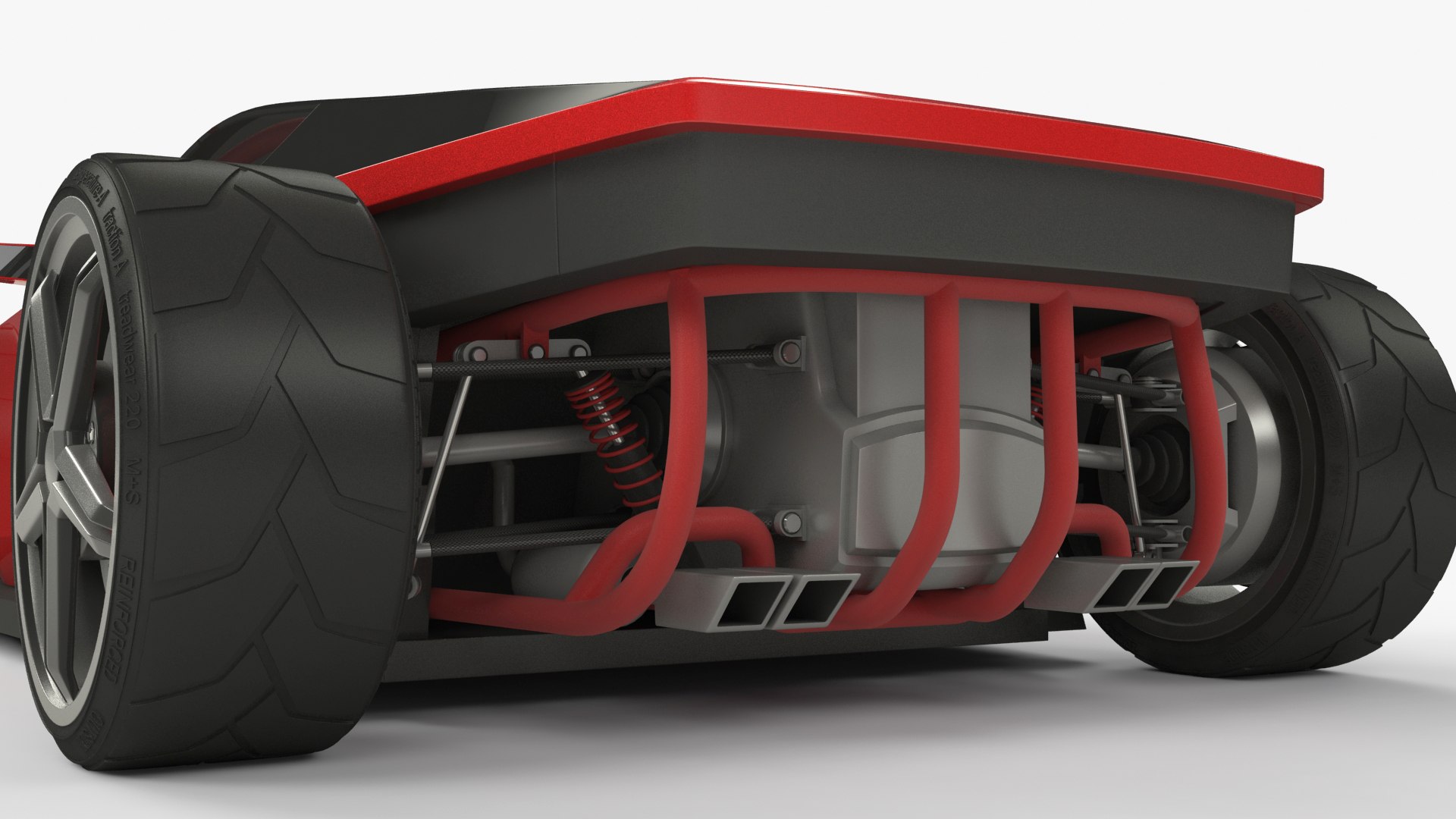 red car 3d model
