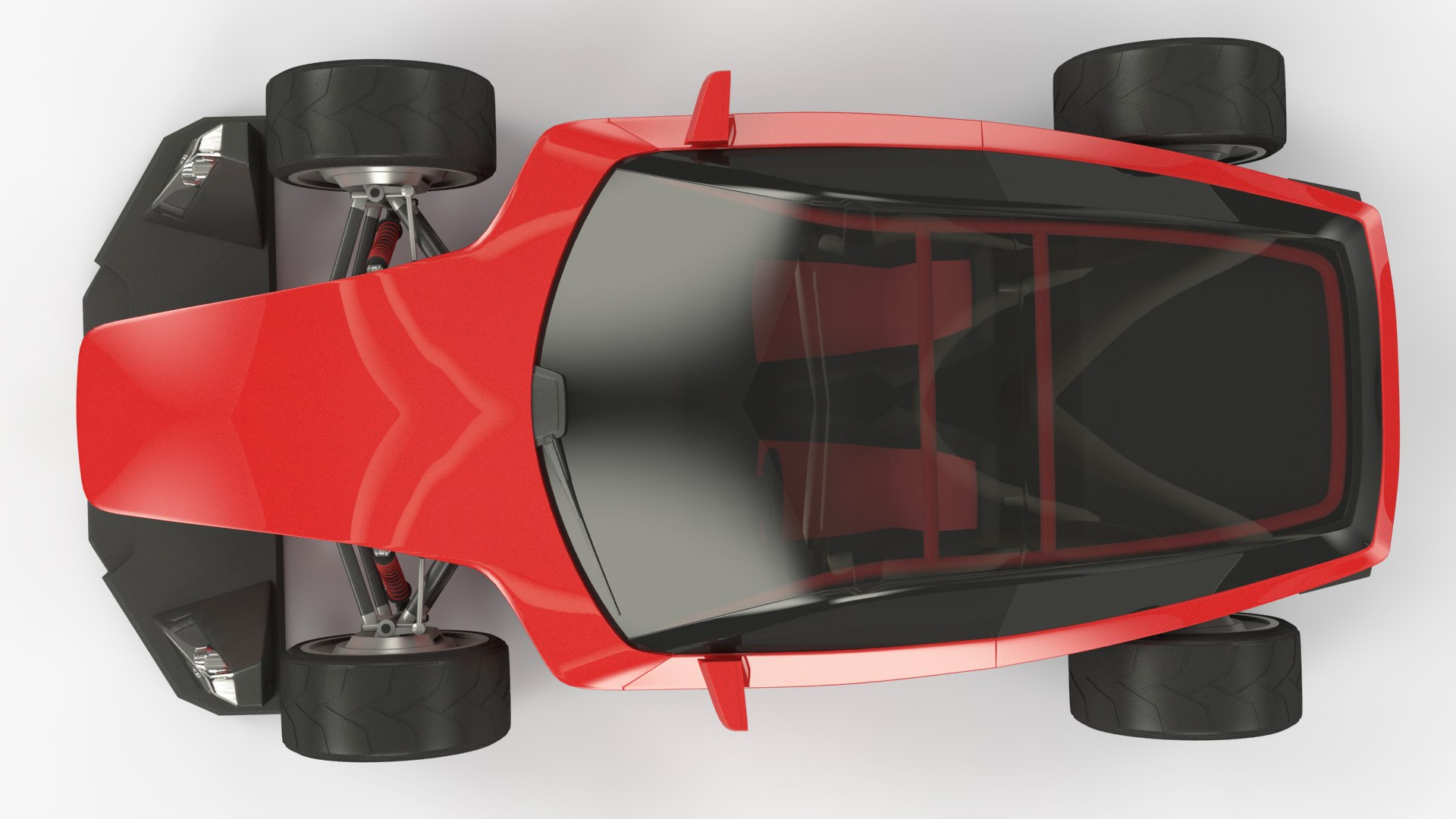 red car 3d model