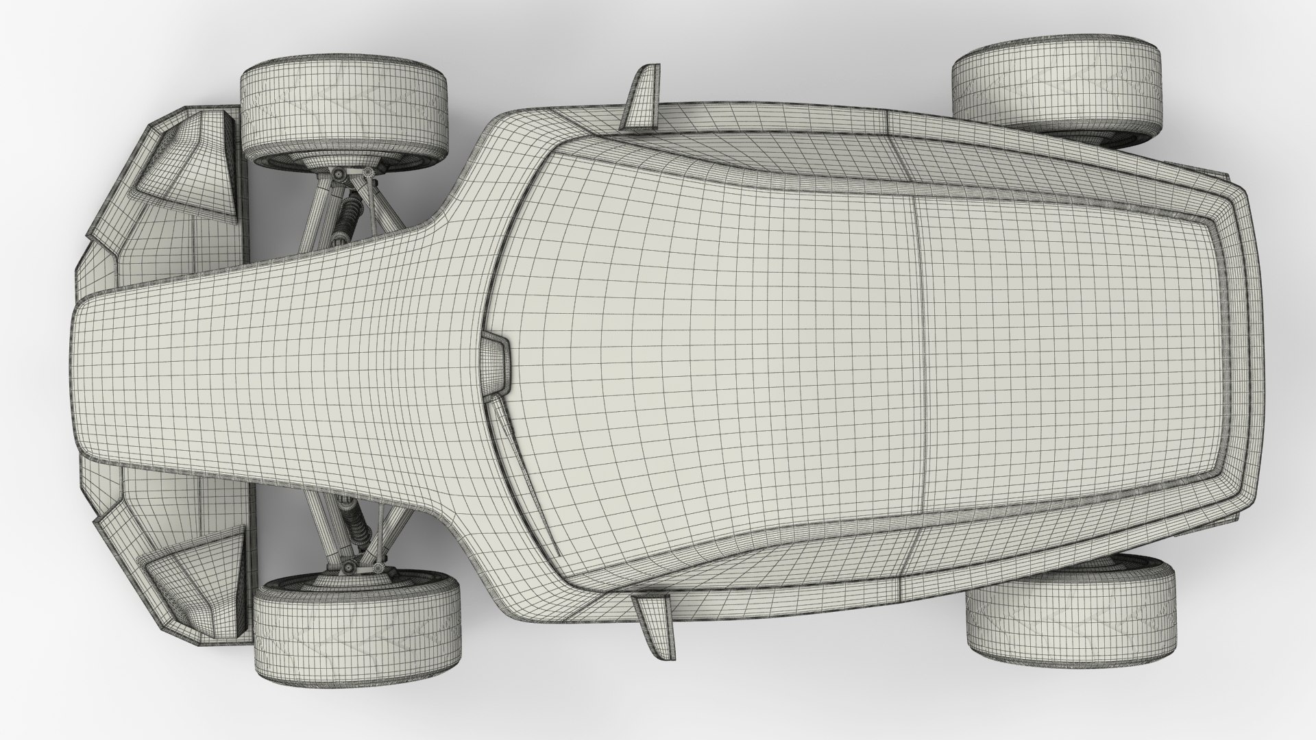 red car 3d model