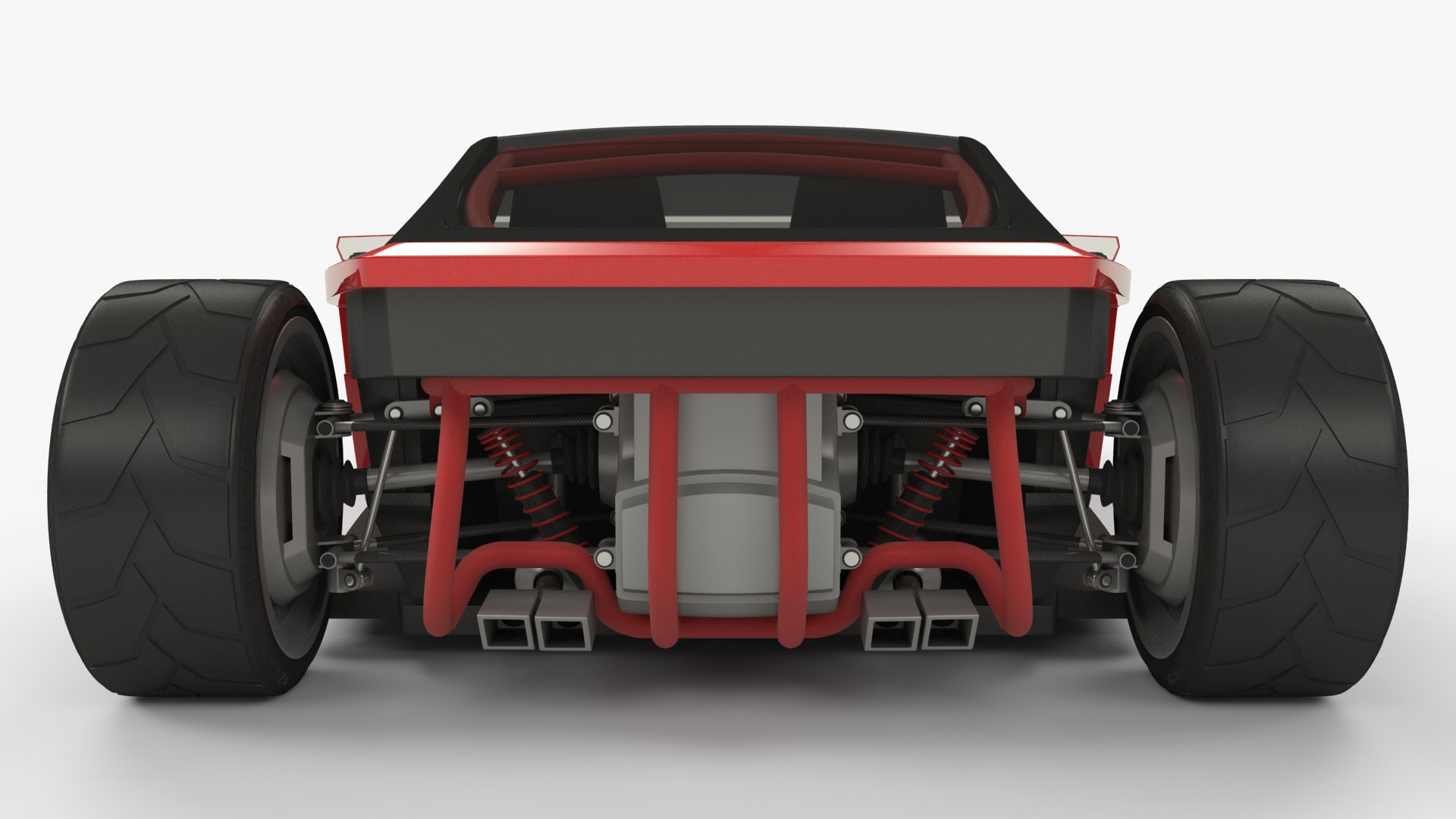 red car 3d model