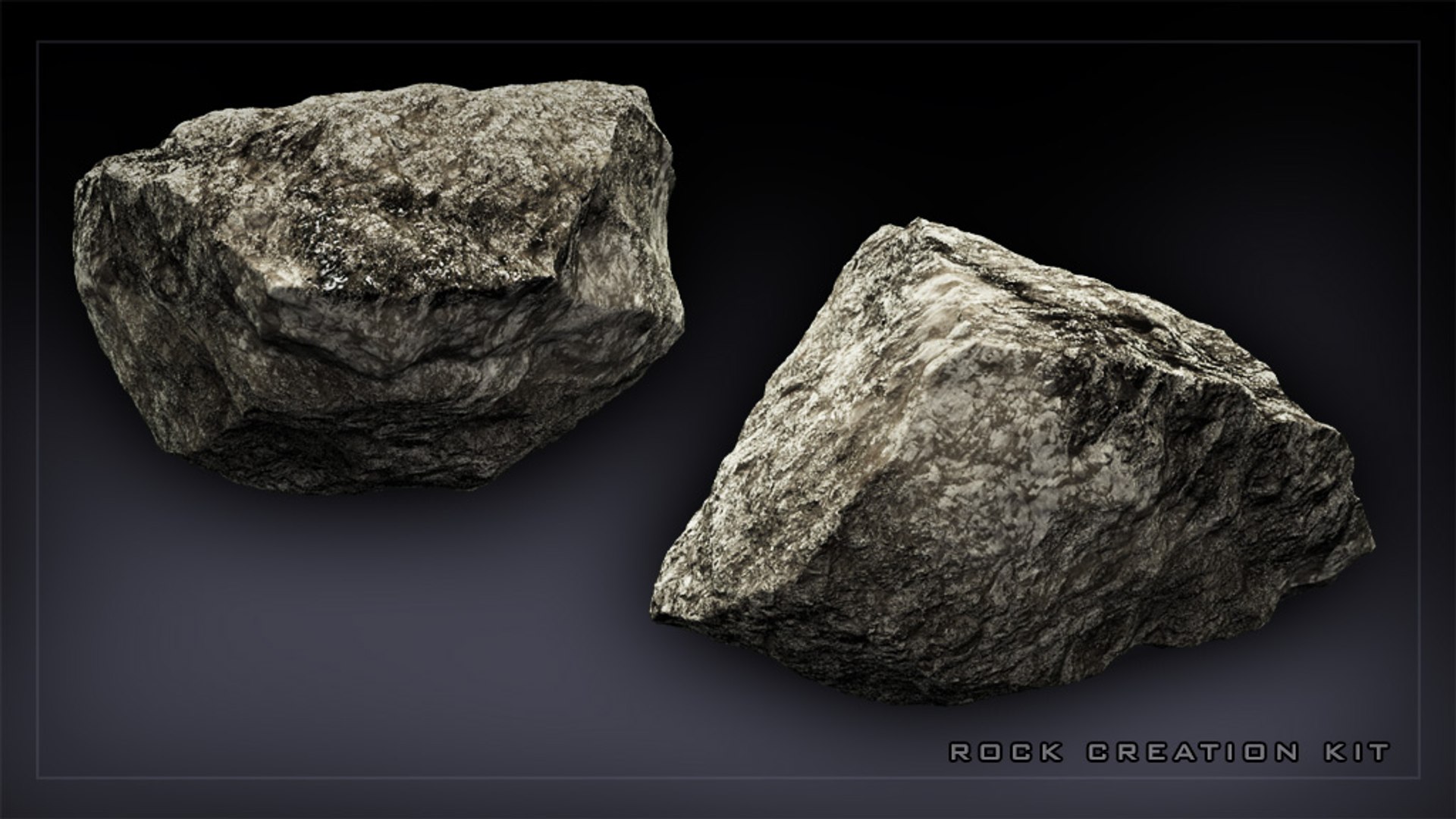 Rock Creation Kit 3d Model
