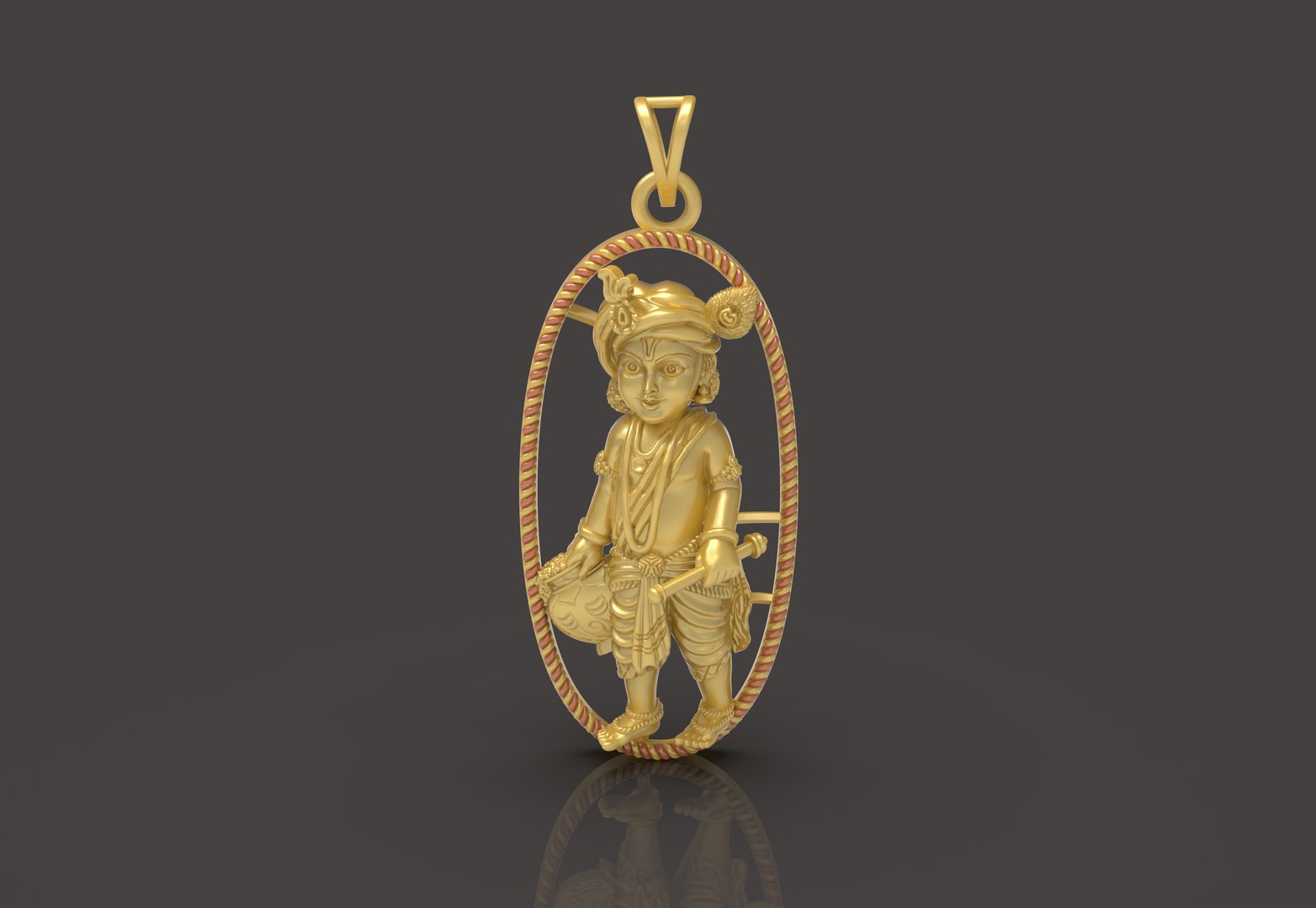 Gopal Pendant - 0094 3D Model - TurboSquid 2396747