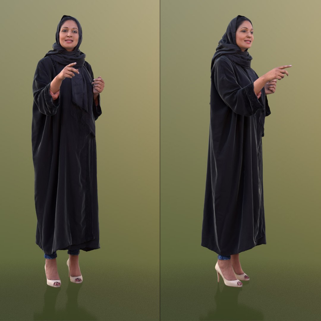 3D Woman Schaila Talking Model - TurboSquid 1712338