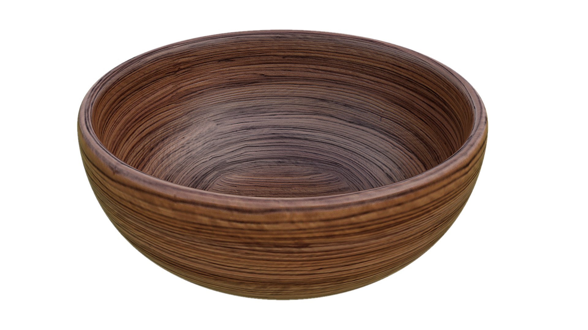 3D Model Wooden Bowl - TurboSquid 1948835