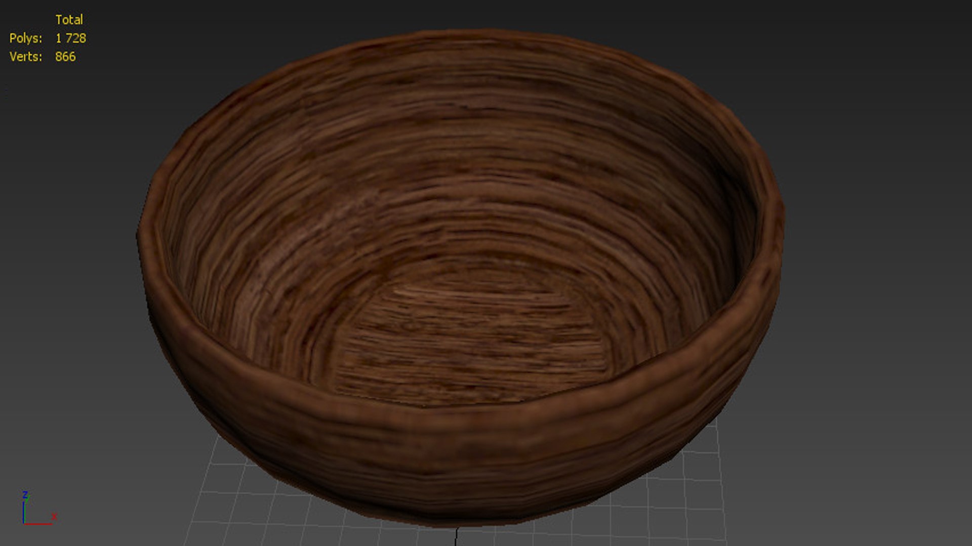 3D Model Wooden Bowl - TurboSquid 1948835