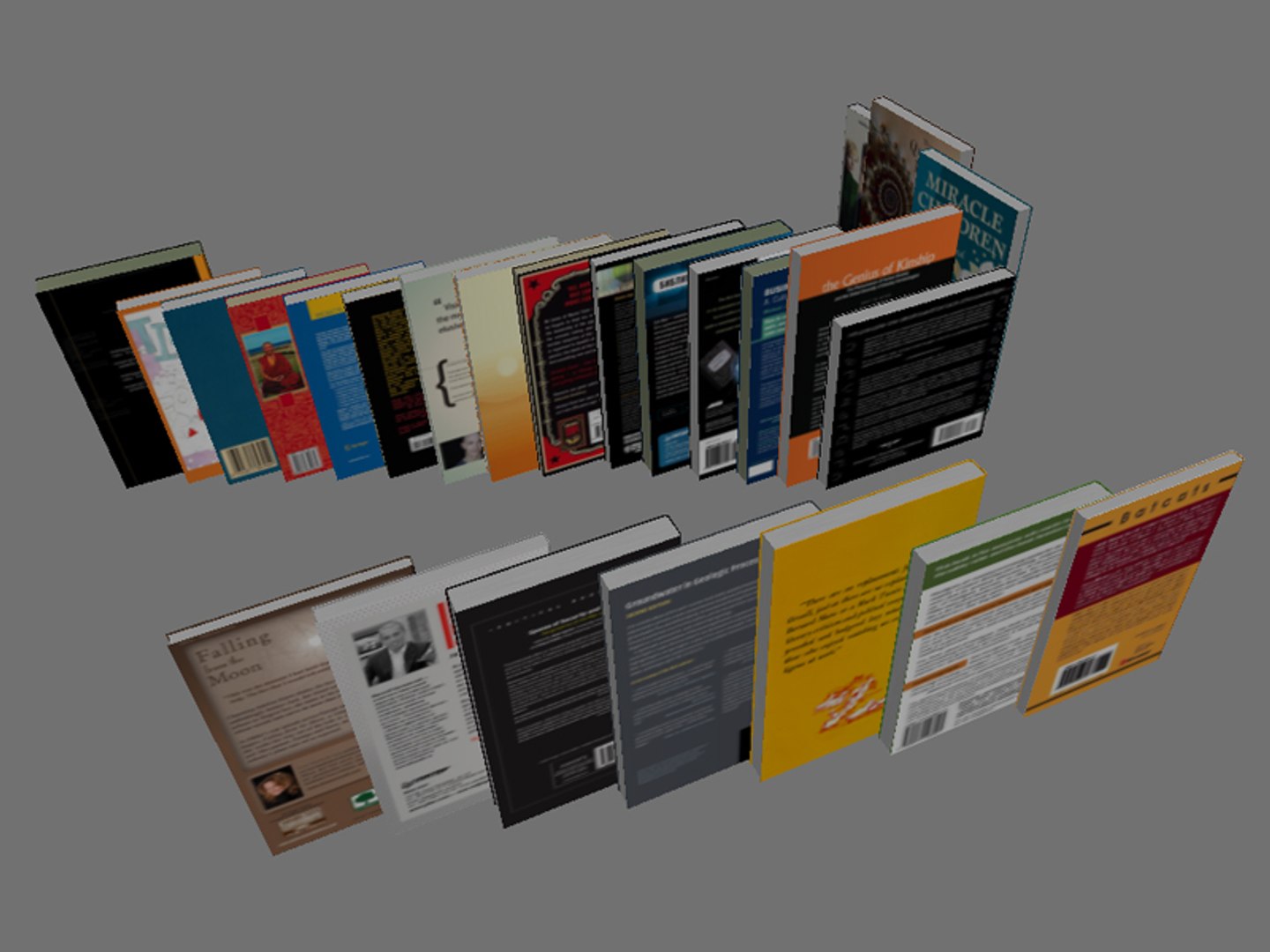 books 3d model