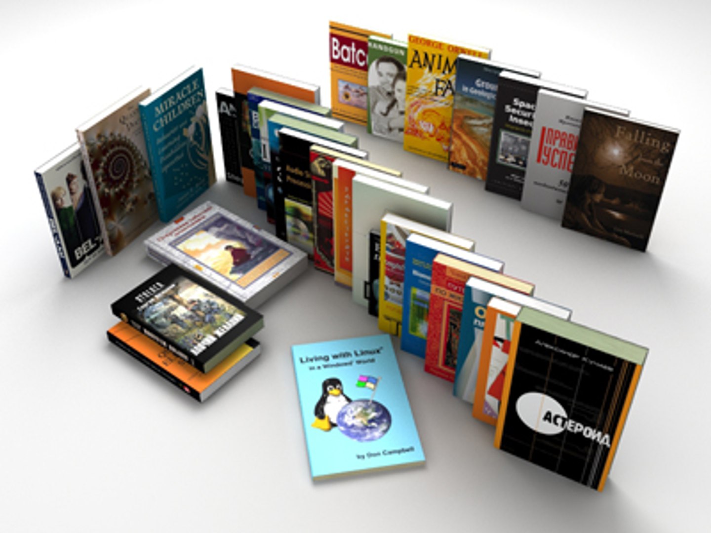 books 3d model