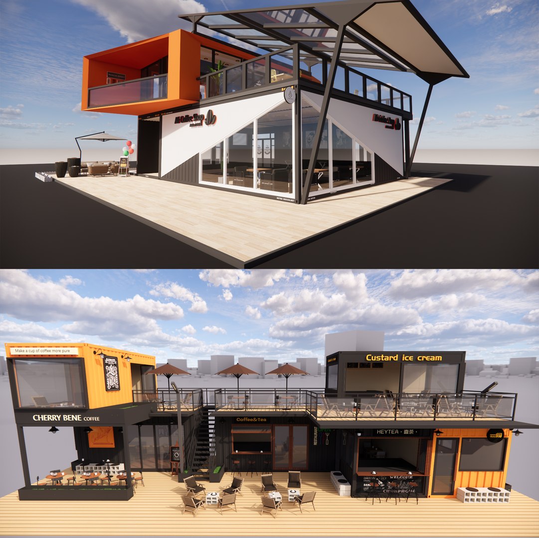3D Container Coffee Shop-18 - TurboSquid 2384845