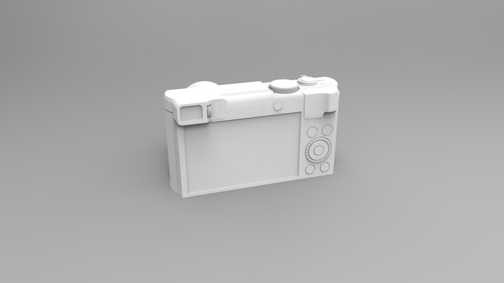 3d Model Camera Panasonic Tz70
