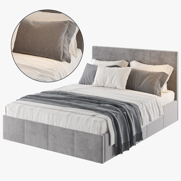 modelo 3d Cama Aston - TurboSquid 2199103