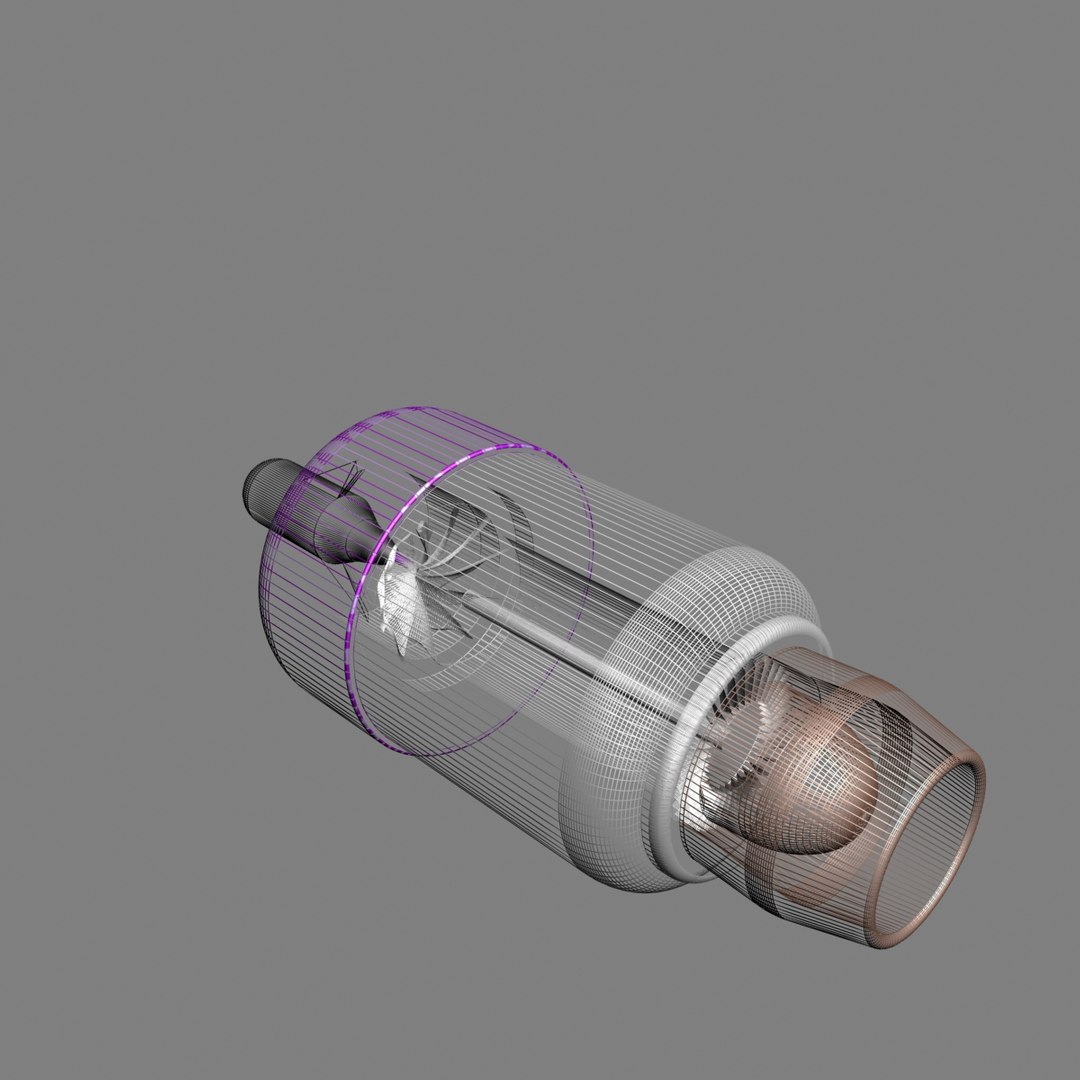 3d Model Rc Jet Engine