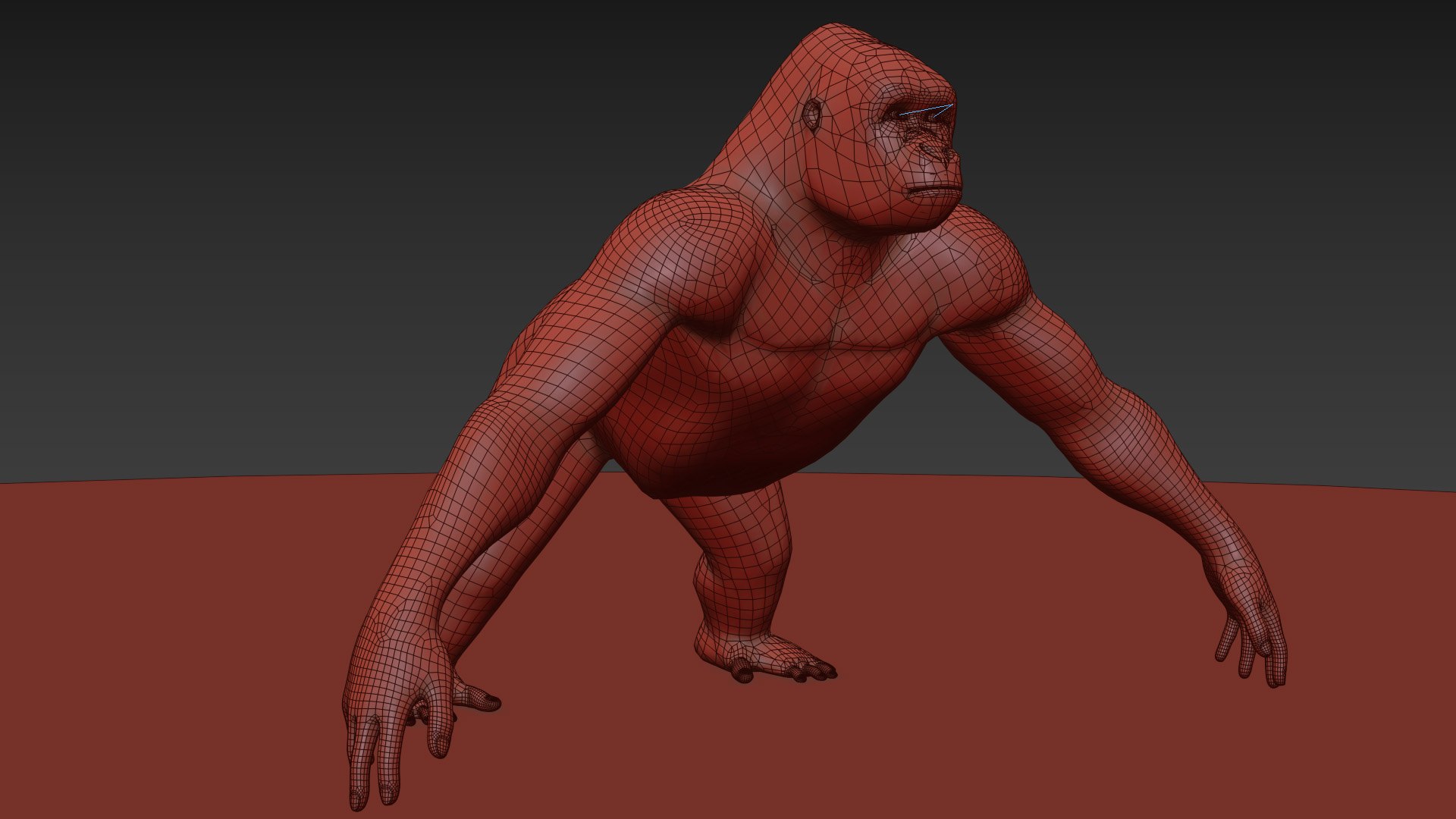 3D Model King Kong Silverback Gorilla 8K- 3d Animated - TurboSquid 2148285