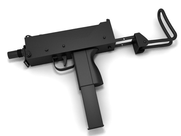 modelo 3d Ingram Gun - TurboSquid 913040