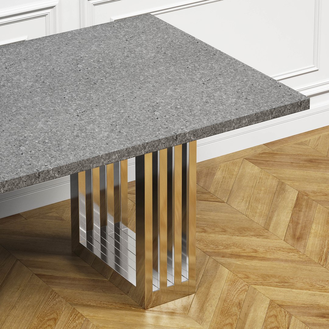 Forest Dining Table 3D Model - TurboSquid 1641413