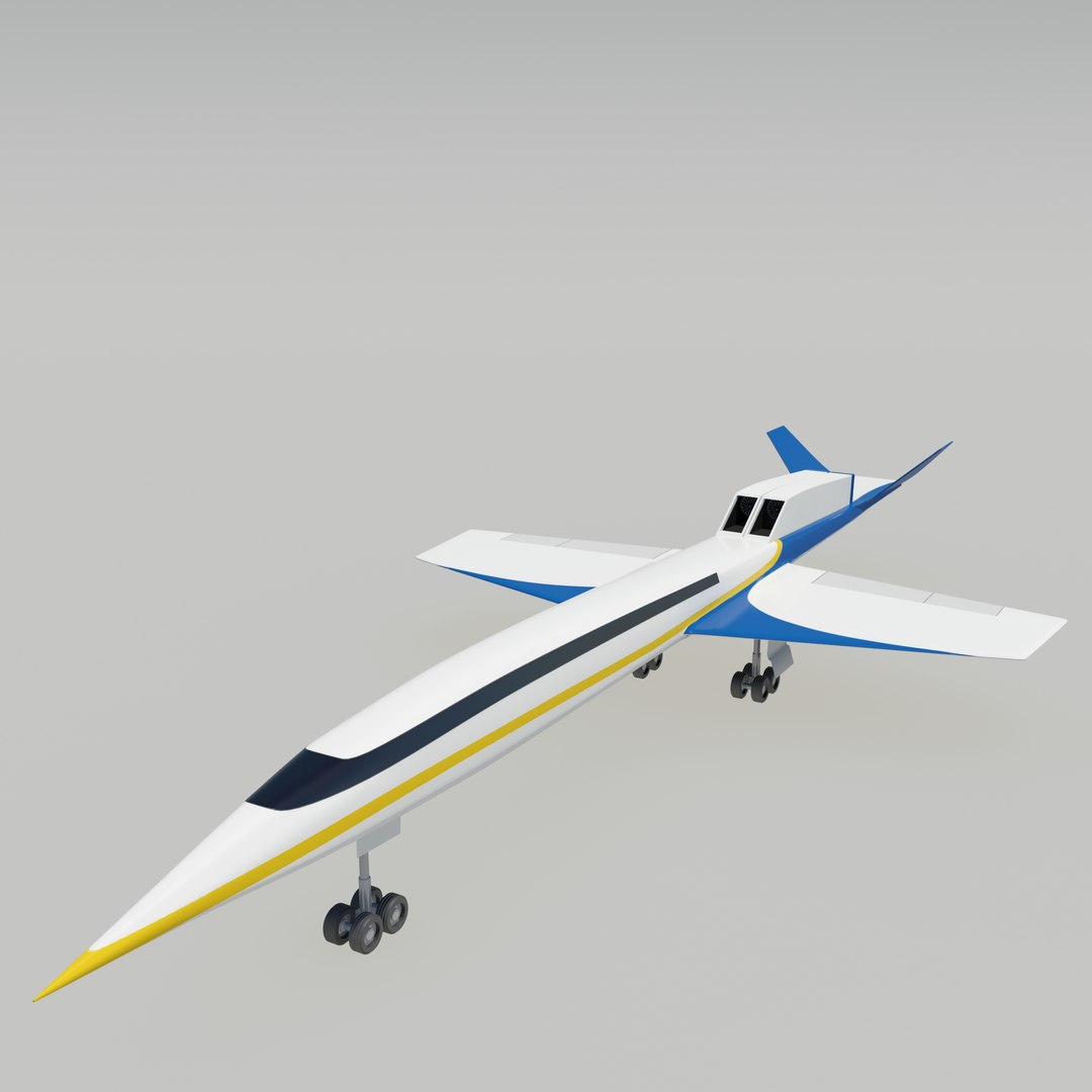 3d Model Spike S-512 Supersonic Business Jet