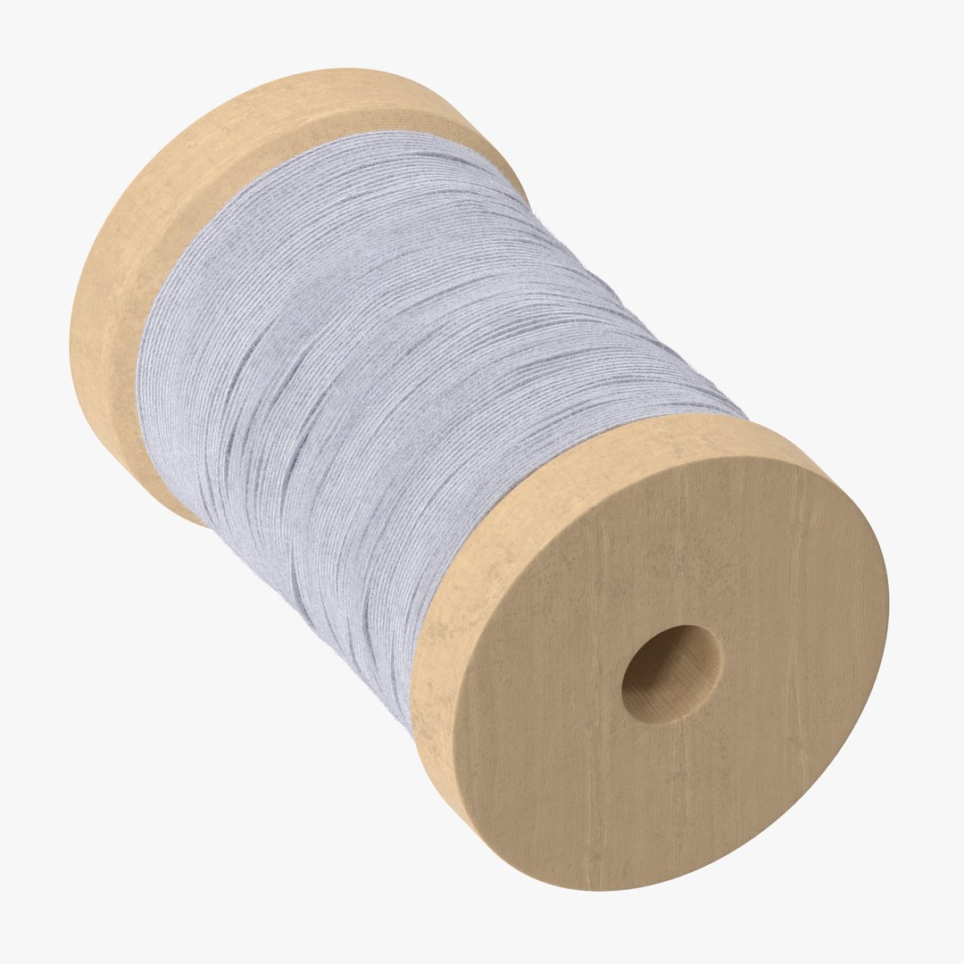 Spools Tread 01 3d Model