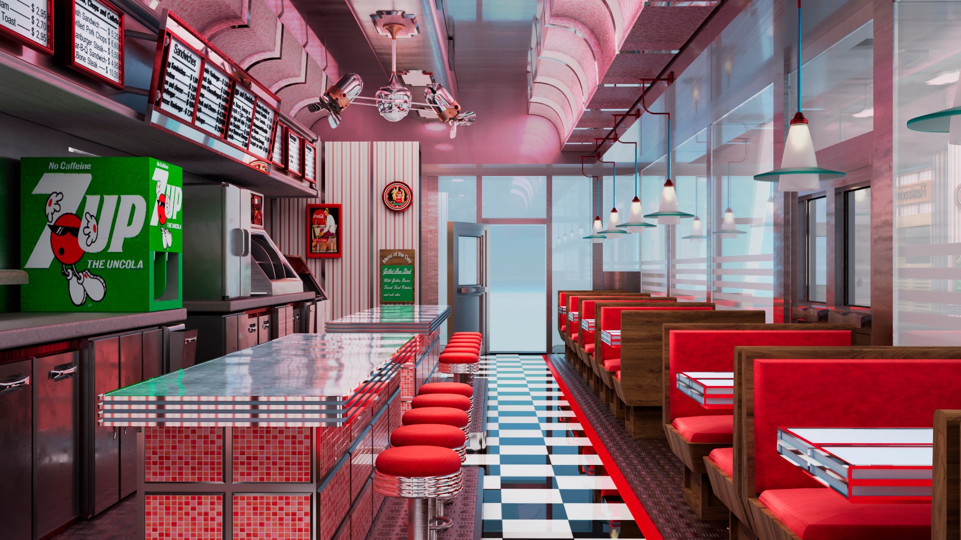 DINER Model - TurboSquid 2085738