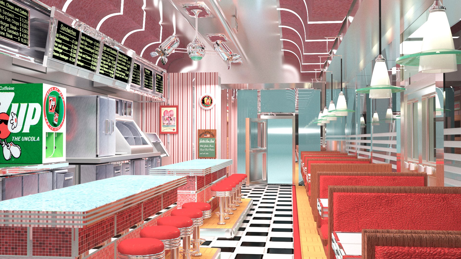 DINER Model - TurboSquid 2085738