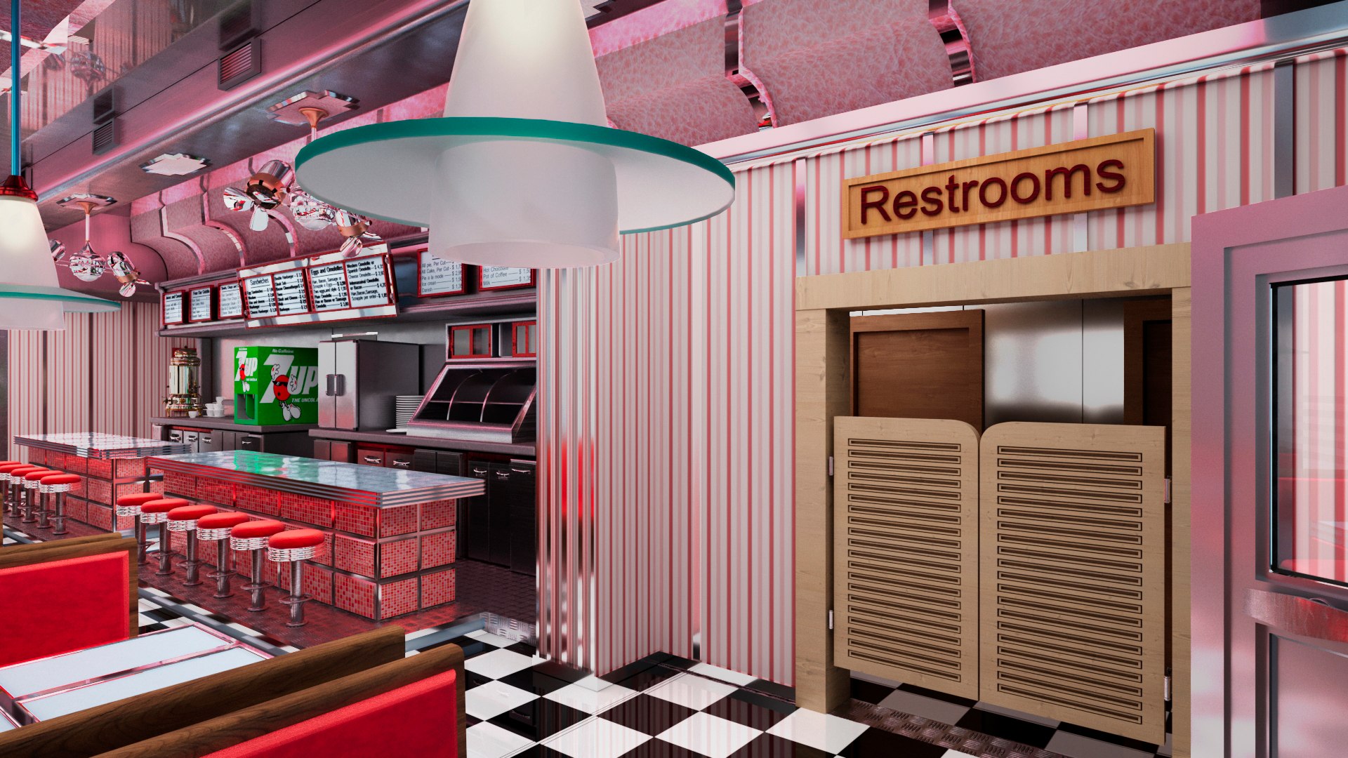 DINER Model - TurboSquid 2085738