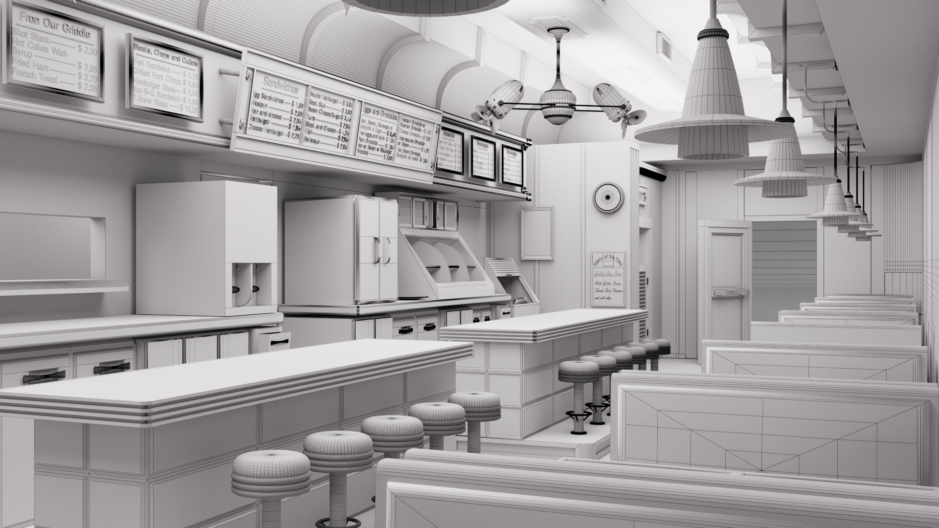 DINER Model - TurboSquid 2085738