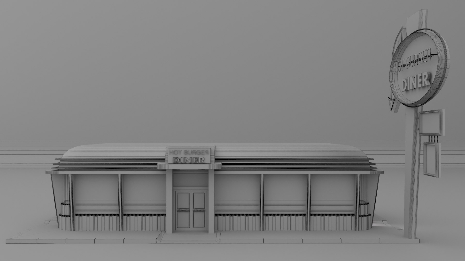 DINER Model - TurboSquid 2085738