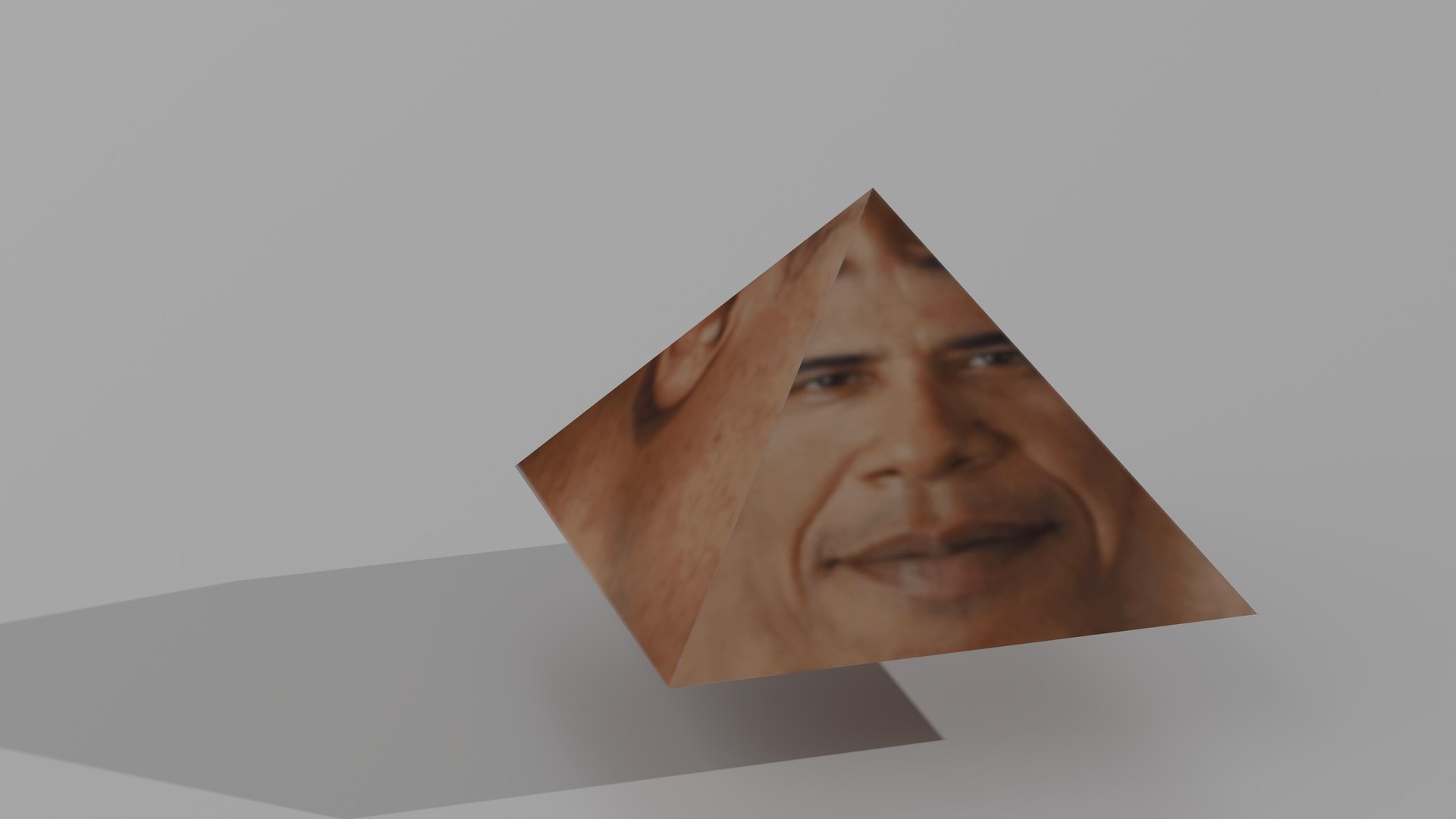 3D Pyramid Obama Model - TurboSquid 1699551