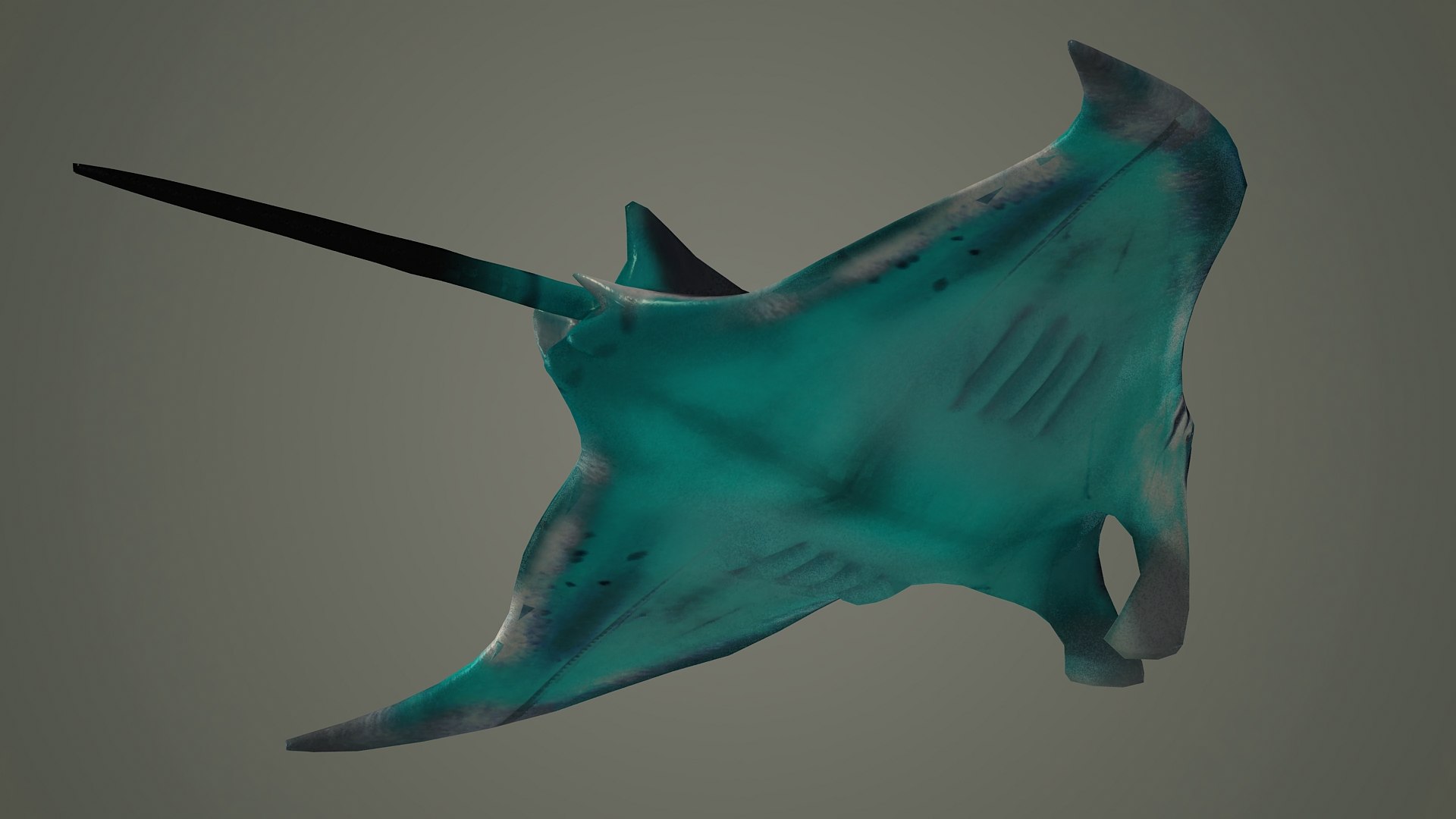 3D Model Manta Mantaray Mantas Devil Fish Shark Giant Reef - TurboSquid ...